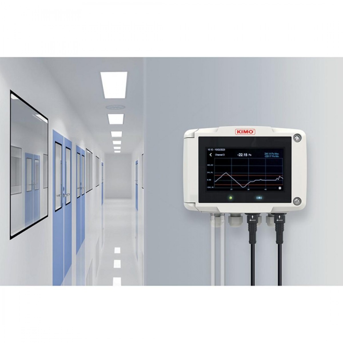 Transmissor de pressão multifunções Si-C320 Kimo