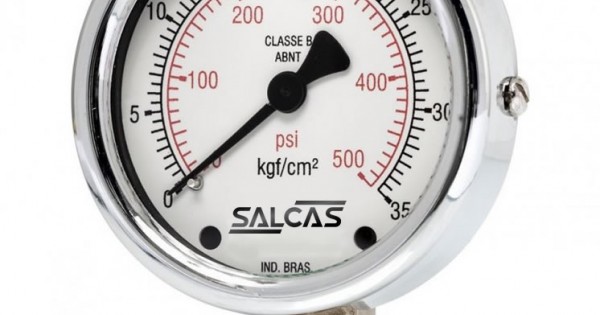Manômetro Standard SALG 62 - Salcas Industria de manometros
