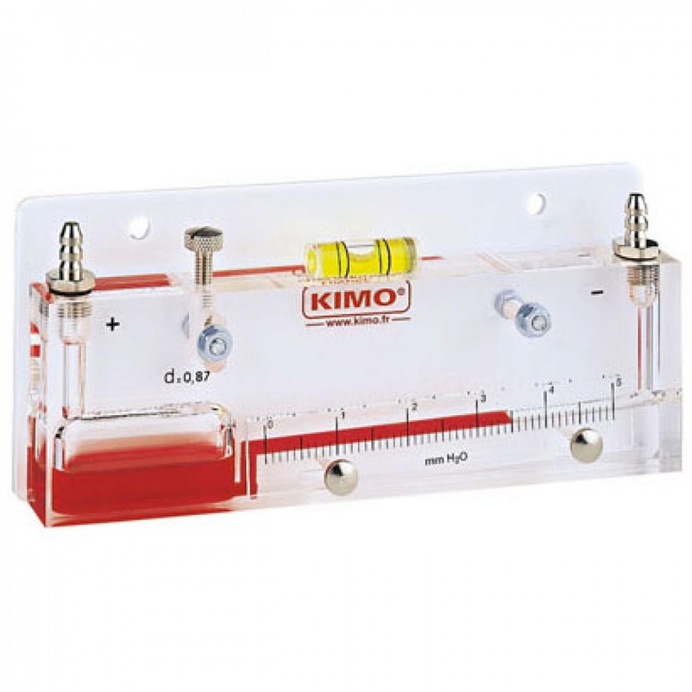 Manômetro de Coluna Inclinada Para Baixa Pressão Série HP Kimo Instruments