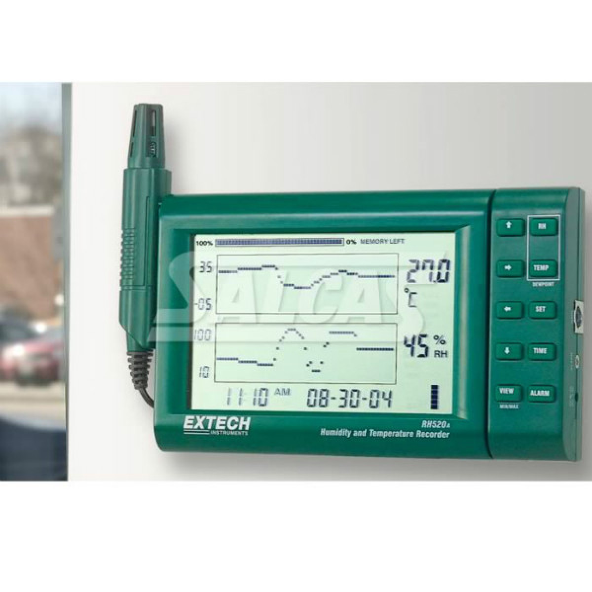 DataLogger de Umidade e Temperatura RH520A Extech