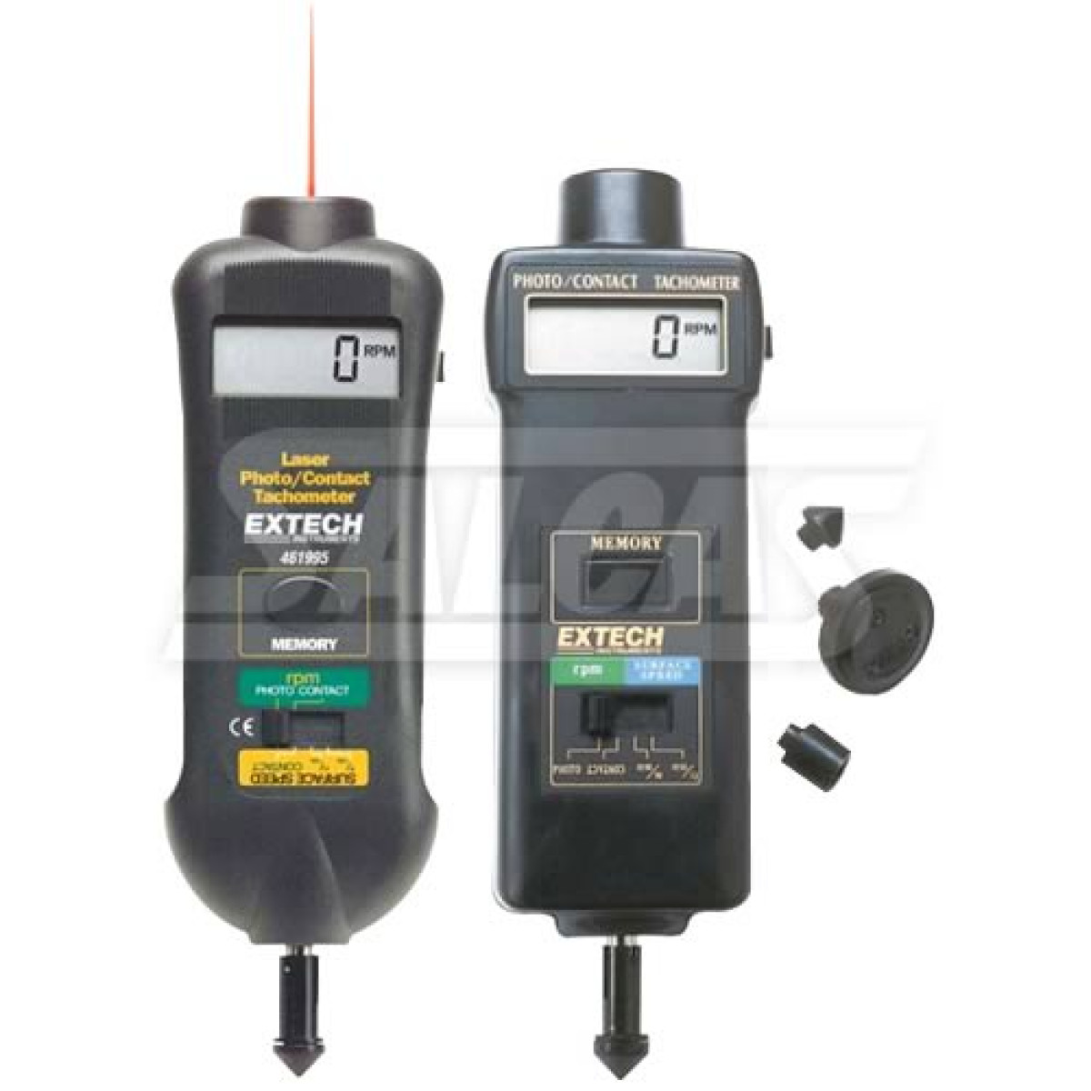 Tacômetro com contato e sem contato Extech 461895/461995