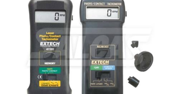 Tacômetro com contato e sem contato Extech 461895/461995